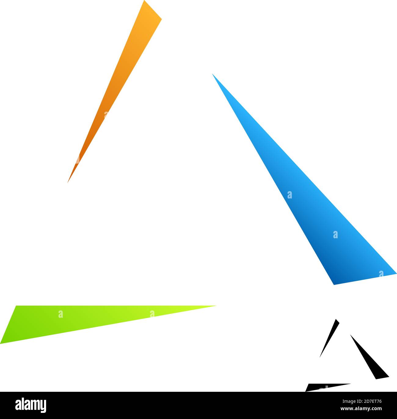 Rotating triangle logo hi-res stock photography and images - Alamy