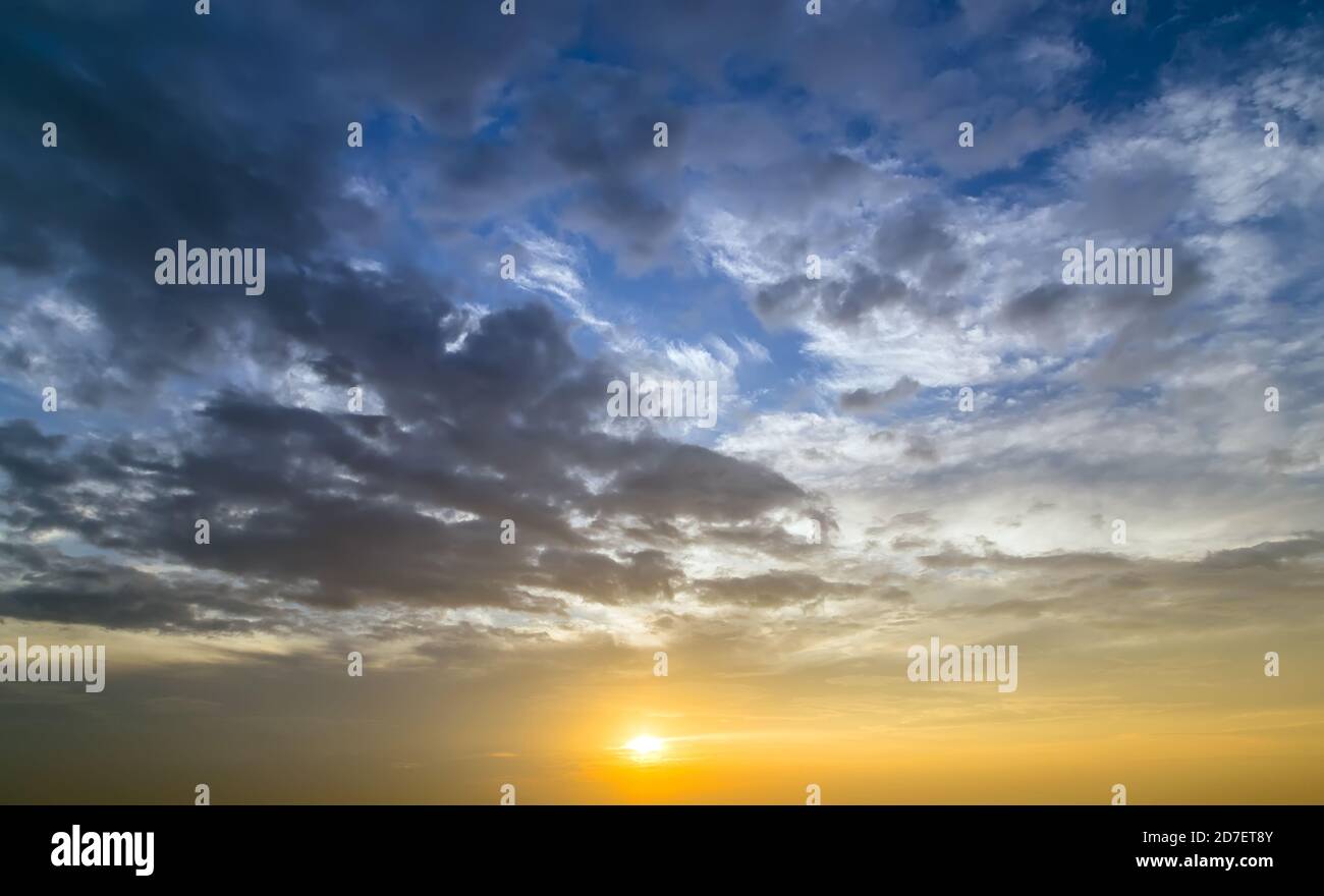 Sunset Sky and Clouds Seamless Textures Stock Photo - Alamy