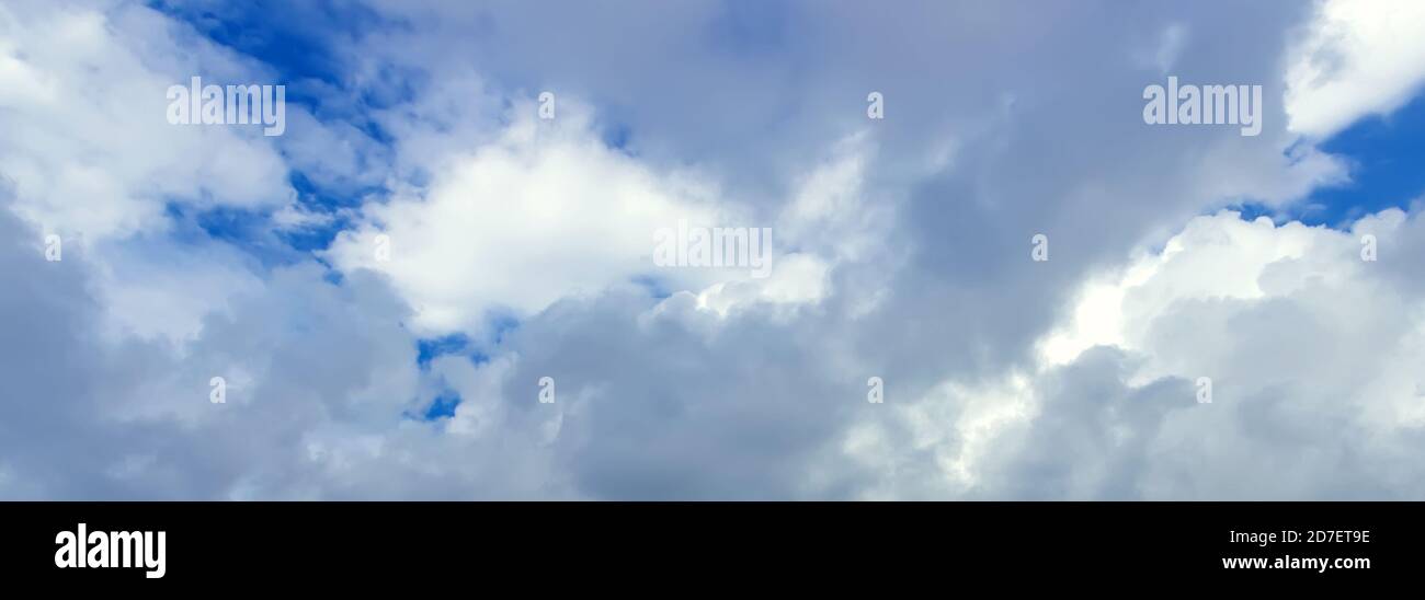 Blue sky with wite clouds panorama background texture patterns images ...