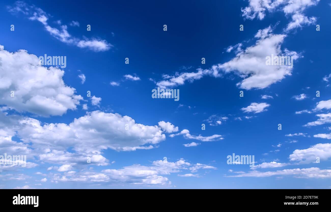 Sky texture Clouds blue Background Stock Photo - Alamy