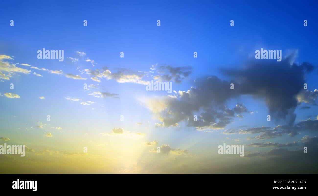 Scenic cloud sunset sky background. ,Sky and Clouds Seamless Textures ...