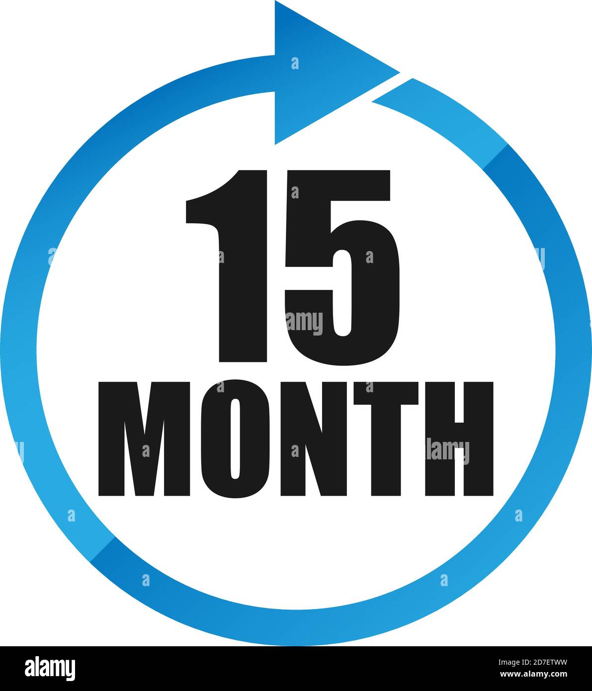 Numbers, numerals dial illustration. Time, duration and schedule ...