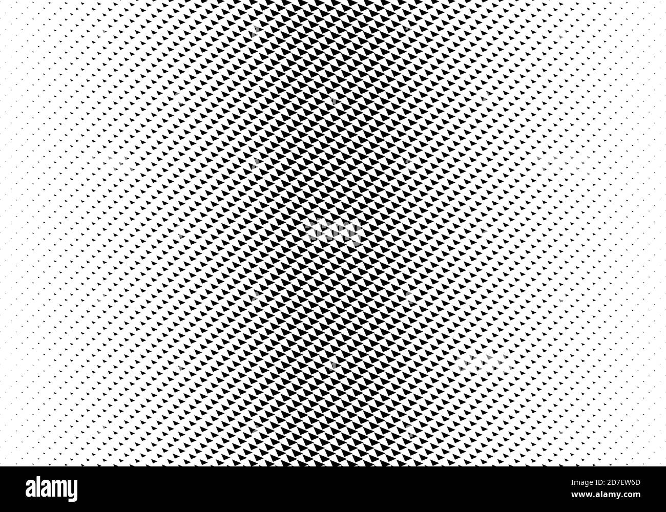Triangles halftone vector illustration. Triangle geometric background ...