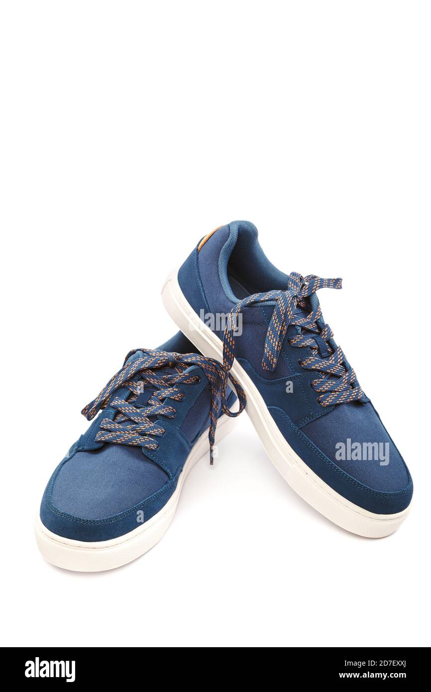Stylish sports shoes isolated on white background Stock Photo - Alamy