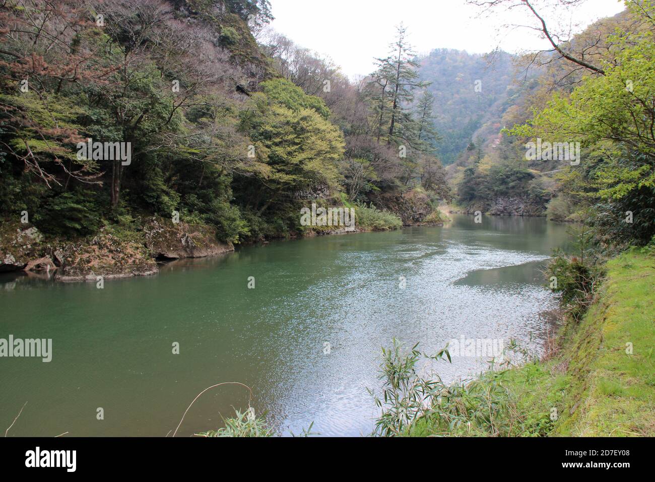 kando river at the tachikue gorge in japan Stock Photo - Alamy