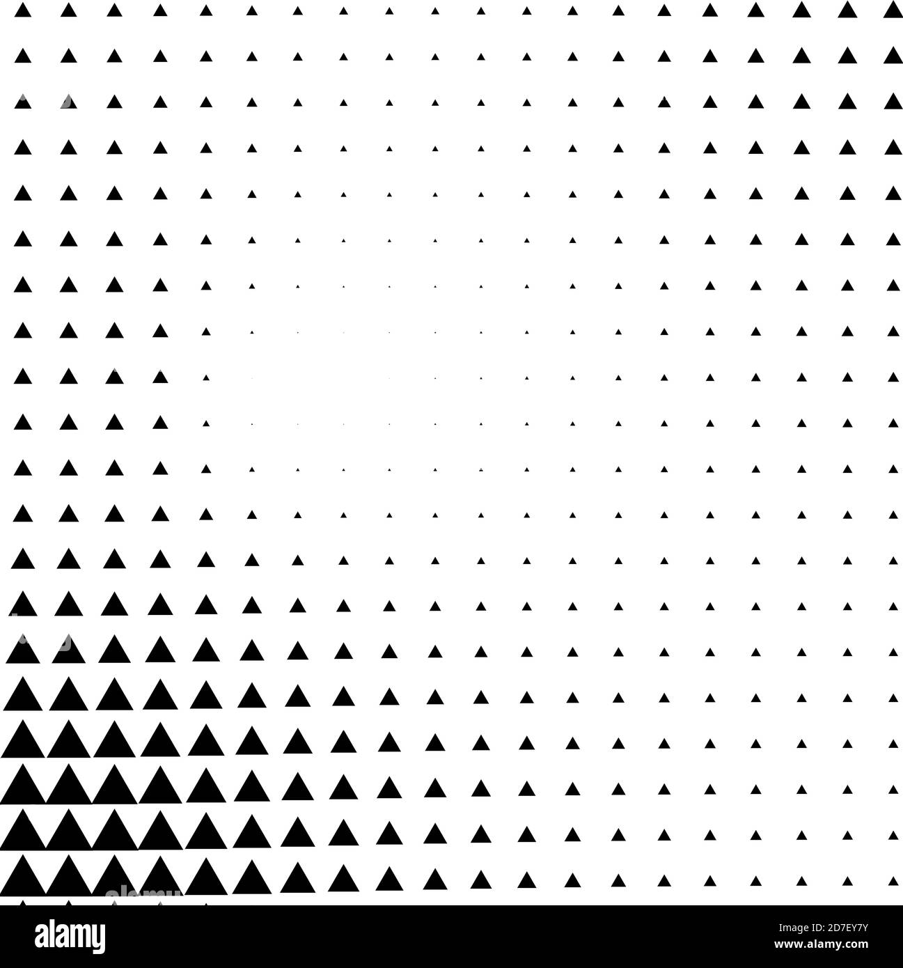 Triangles halftone vector illustration. Triangle geometric background ...
