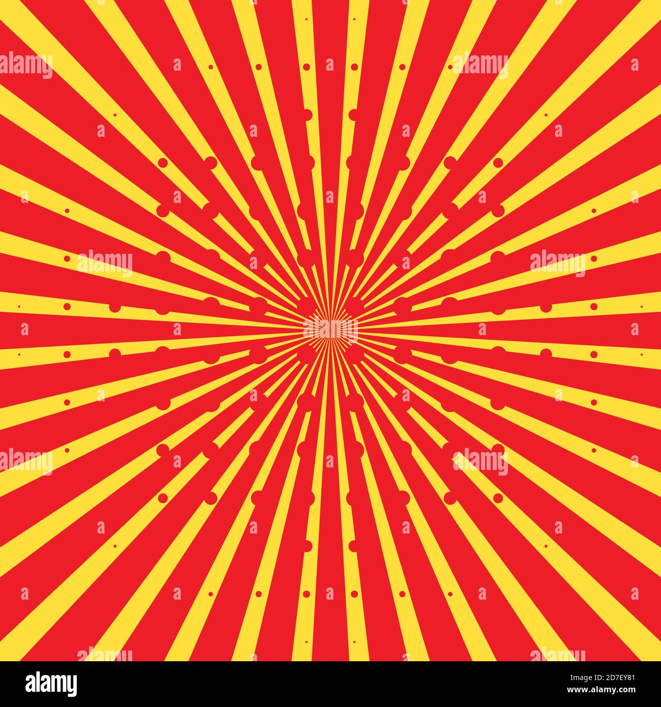Pop-art Radial lines Starburst Sunburst radiating converging stripes ...