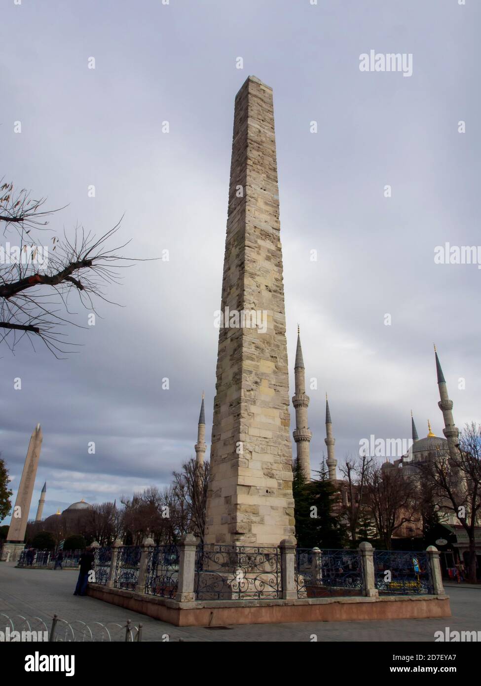 Ancient Walled Obelisk Constantine Obelisk, Masonry Obelisk in ...
