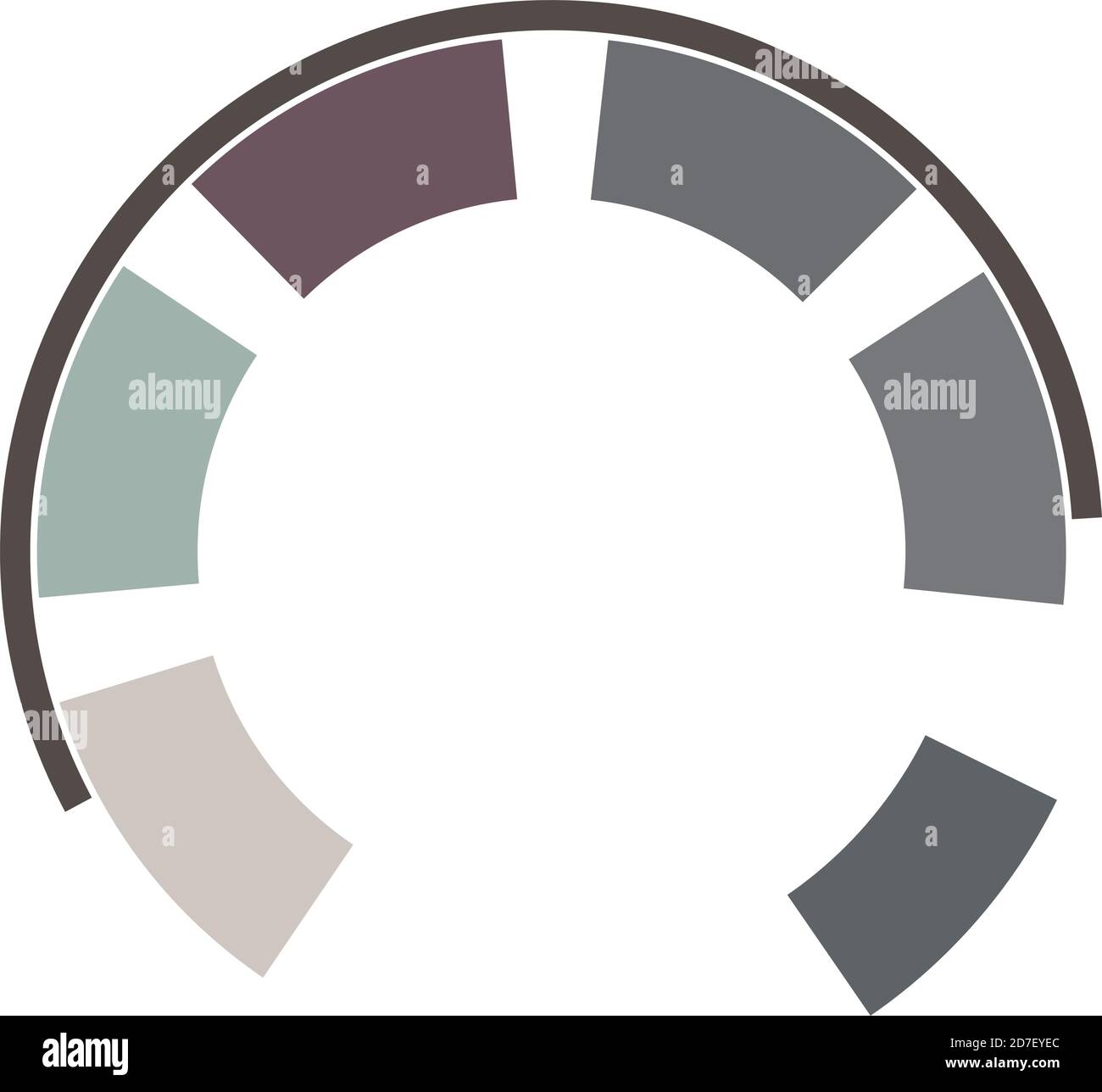 Cyber-cyberpunk, sci-fi geometric circles, rings. Hi-tech HUD elements ...