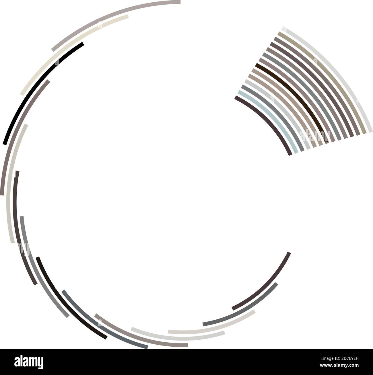 Cyber-cyberpunk, sci-fi geometric circles, rings. Hi-tech HUD elements ...