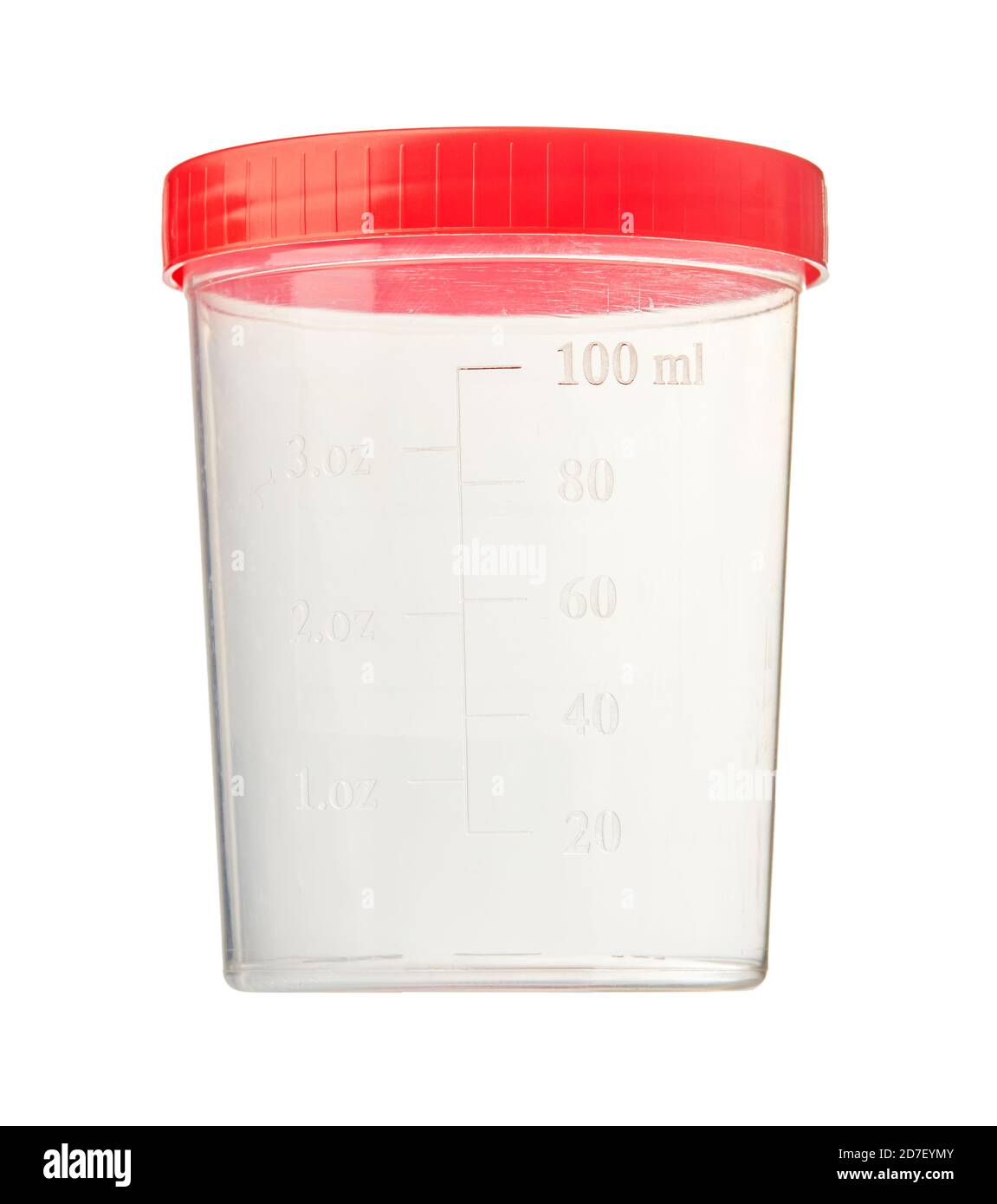 Container for urine on white background isolation Stock Photo - Alamy