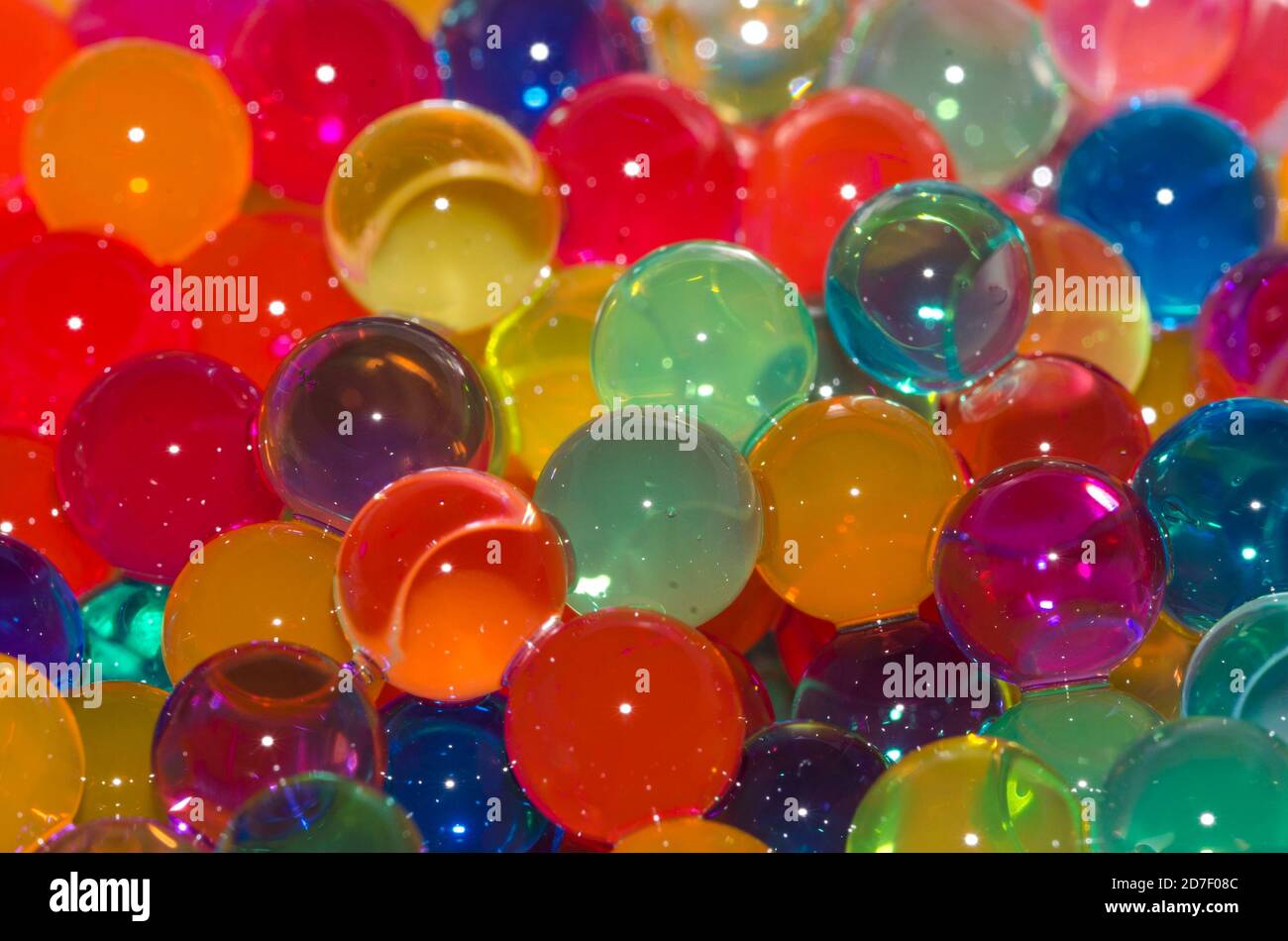 Colorful gel spheres texture background Stock Photo - Alamy