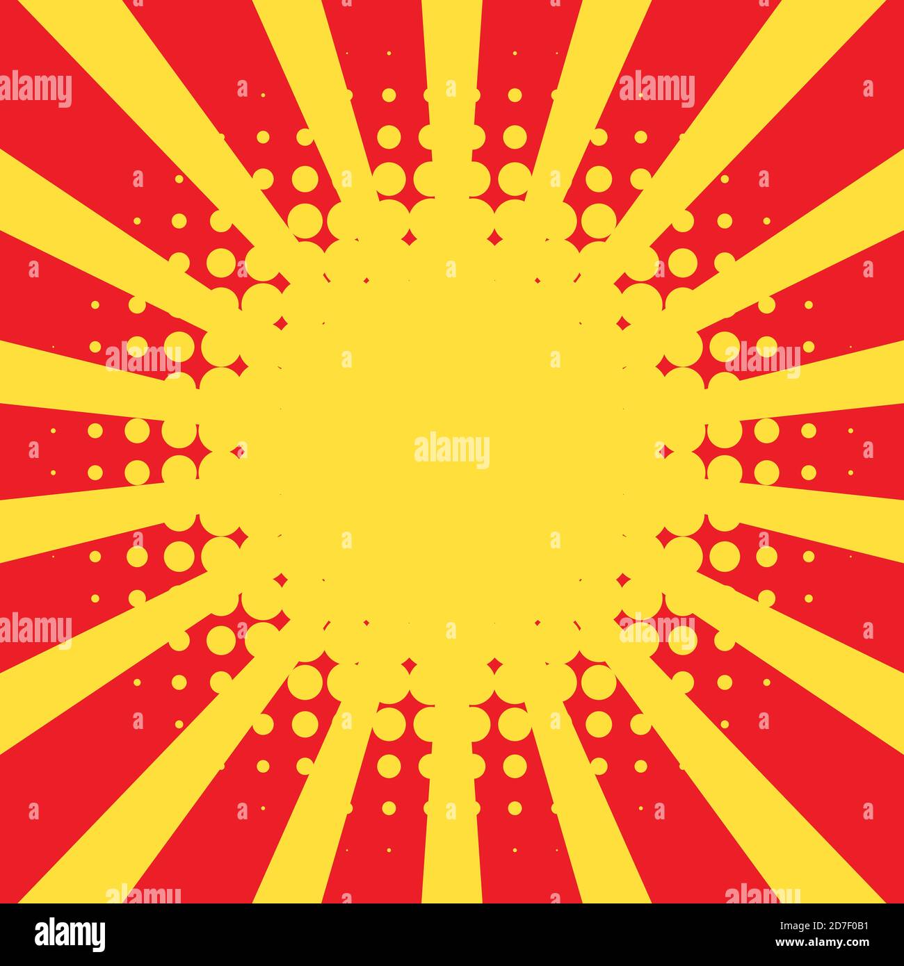 Pop-art Radial lines Starburst Sunburst radiating converging stripes ...