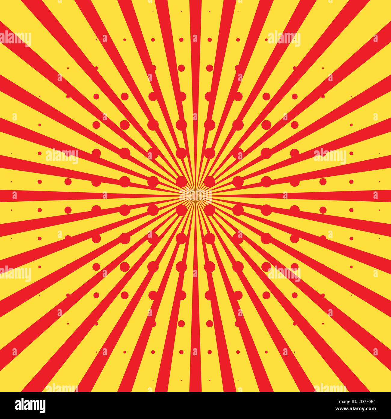 Pop-art Radial lines Starburst Sunburst radiating converging stripes ...