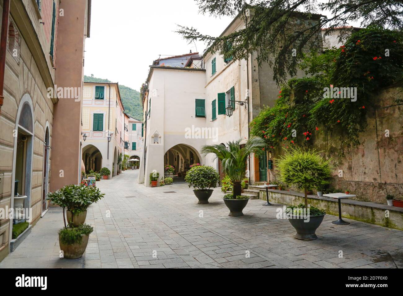 Zuccarello, italian roman city of the Ligurian riviera, landmark of ...