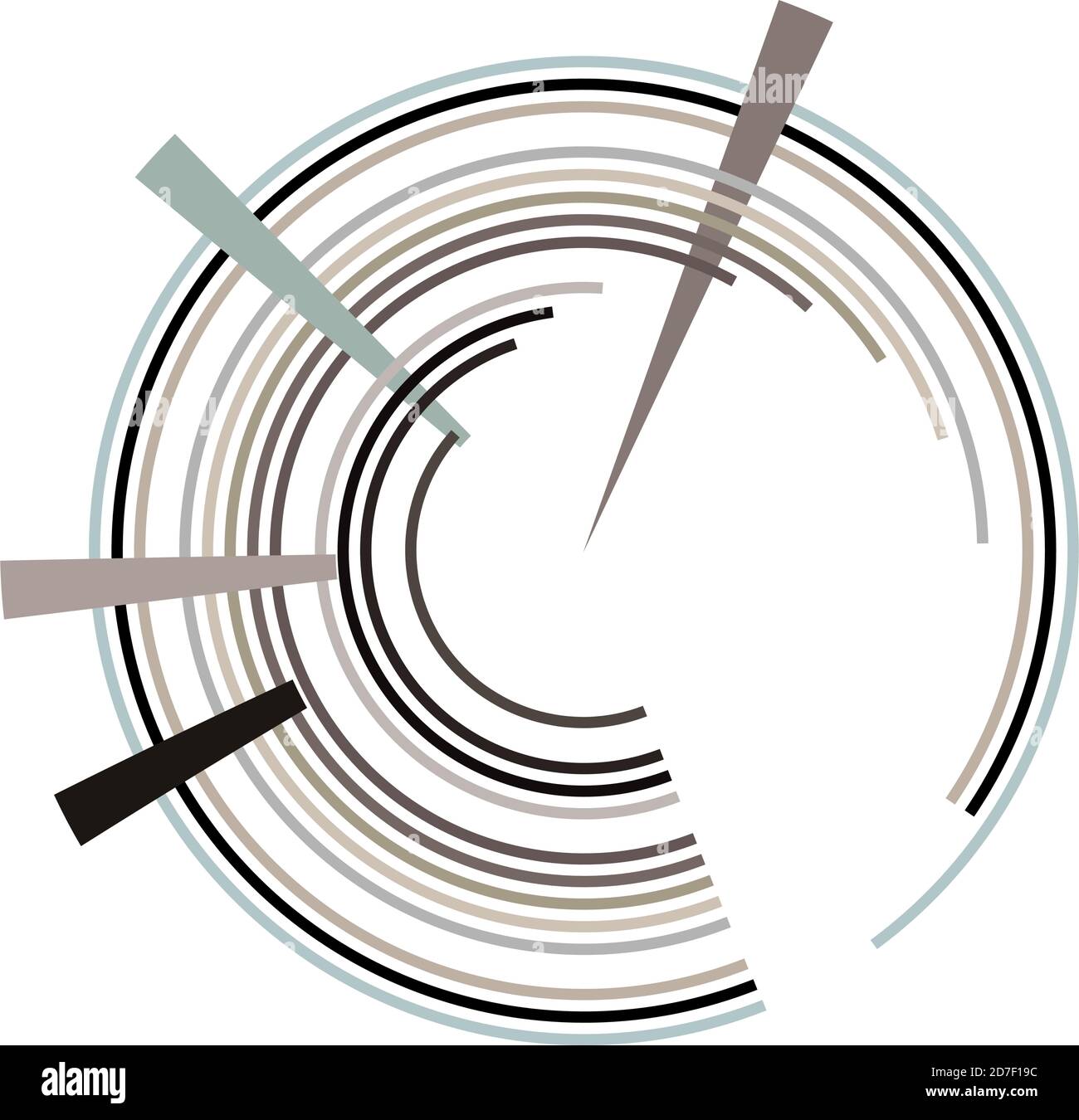 Cyber-cyberpunk, sci-fi geometric circles, rings. Hi-tech HUD elements ...