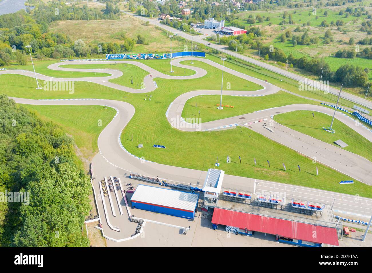 Go karting building hi-res stock photography and images - Alamy