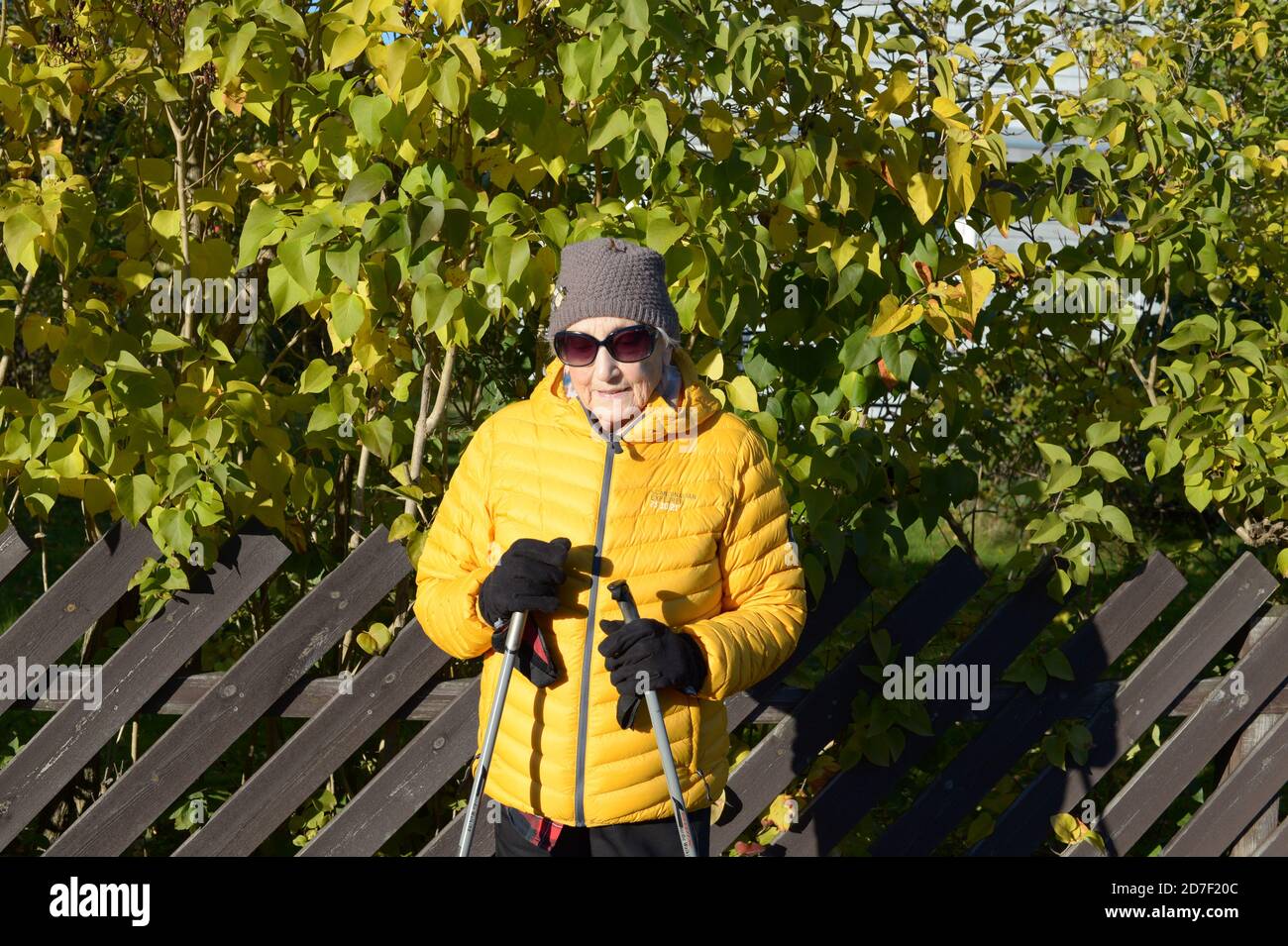 88 years old lady out walking hi-res stock photography and images - Alamy