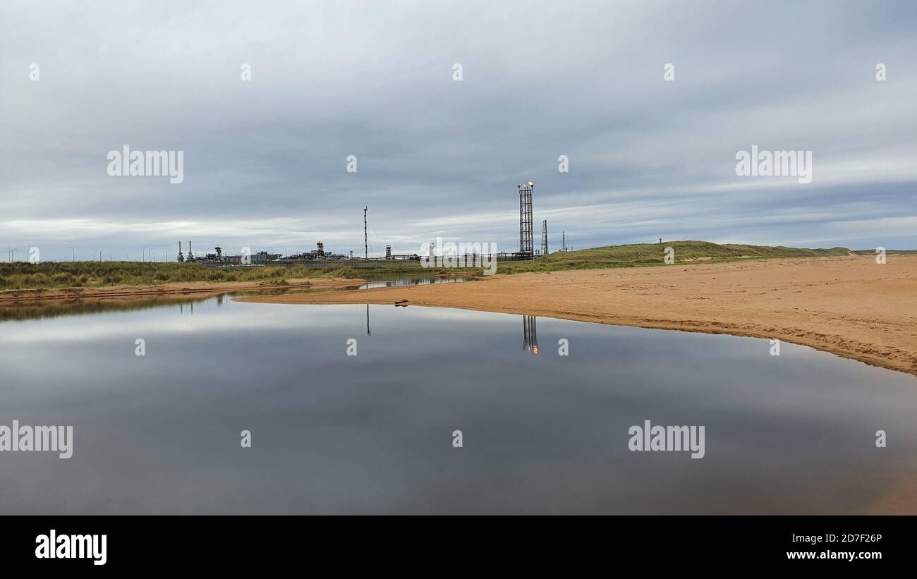 St Fergus gas plant Stock Photo - Alamy