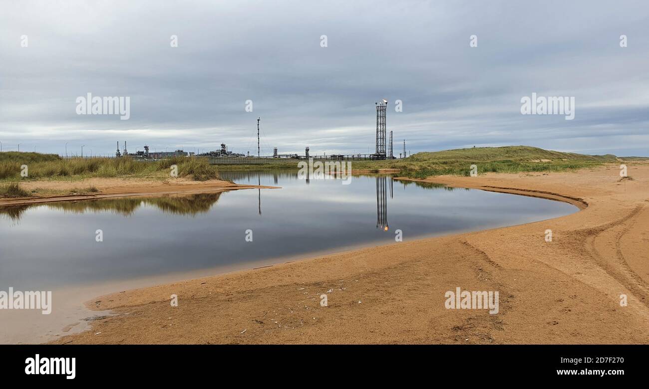 St Fergus gas plant Stock Photo - Alamy