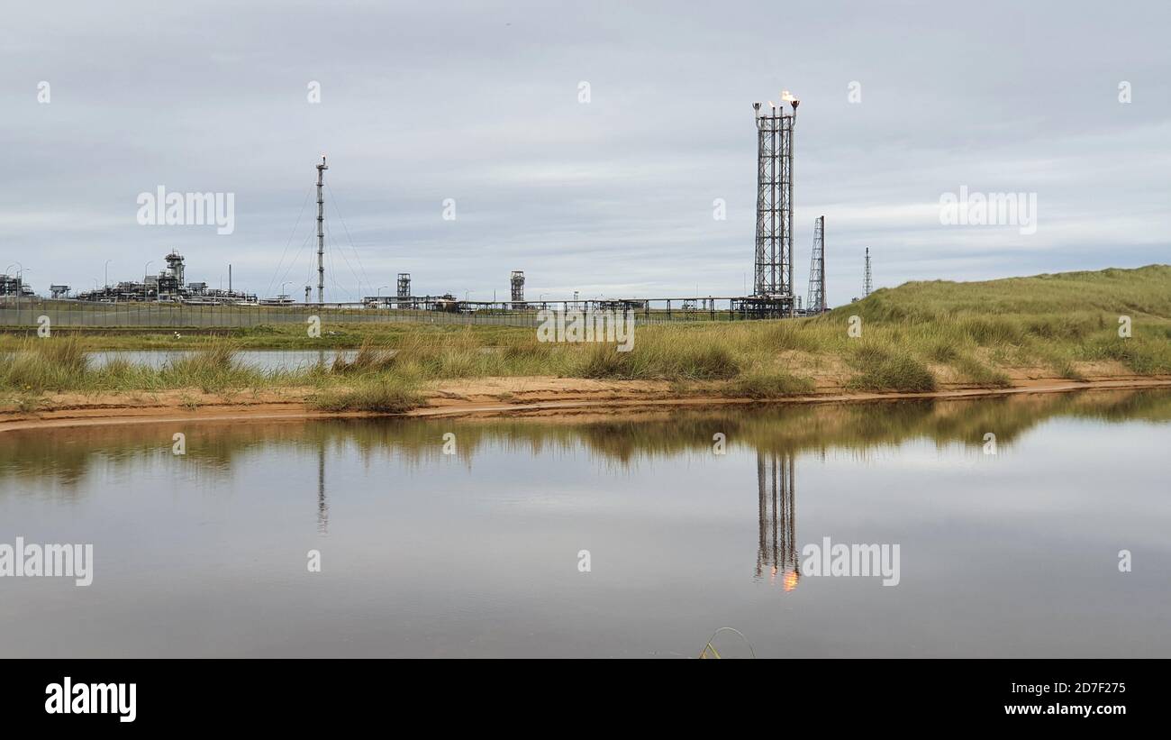 St Fergus gas plant Stock Photo - Alamy