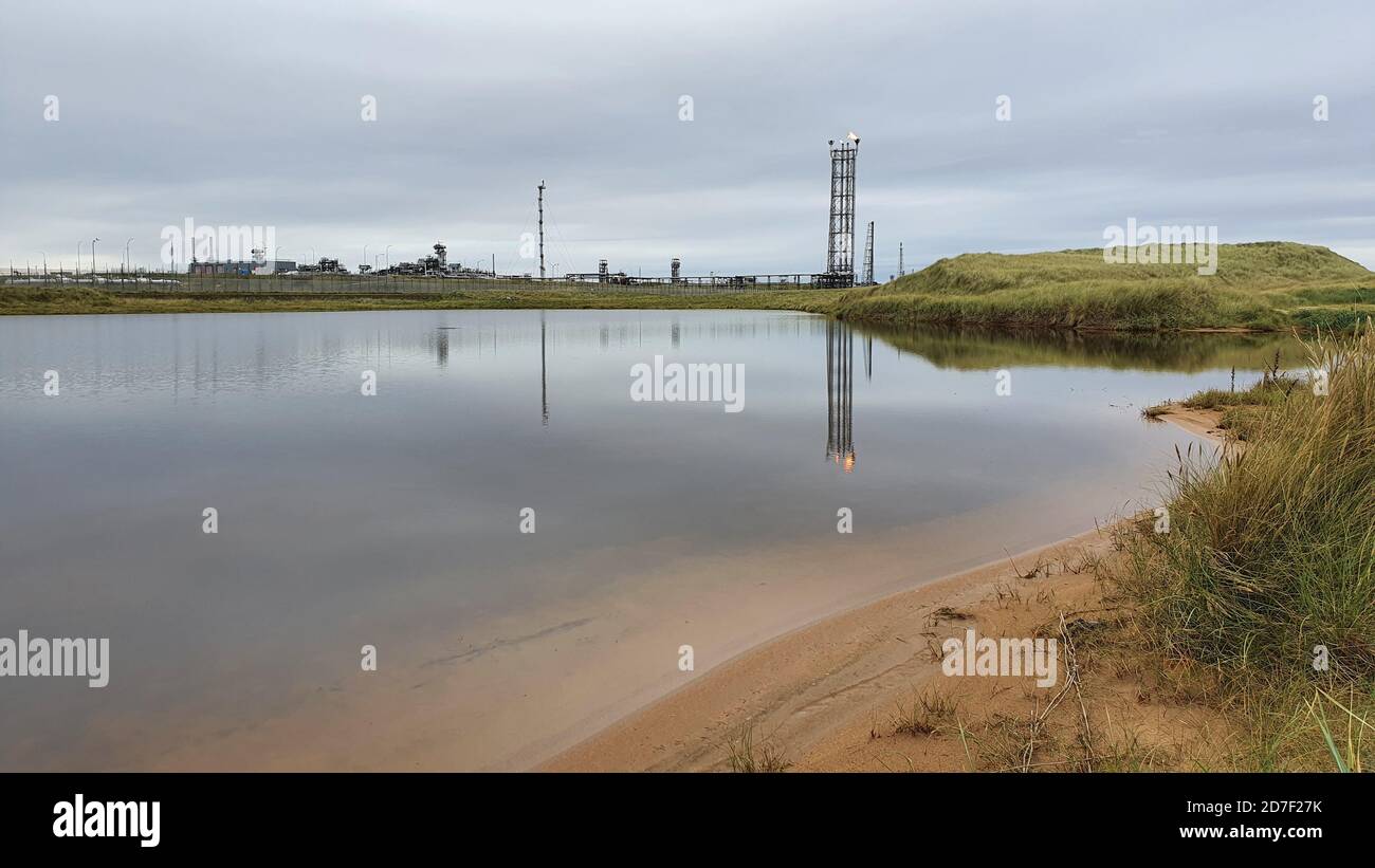 St Fergus gas plant Stock Photo - Alamy