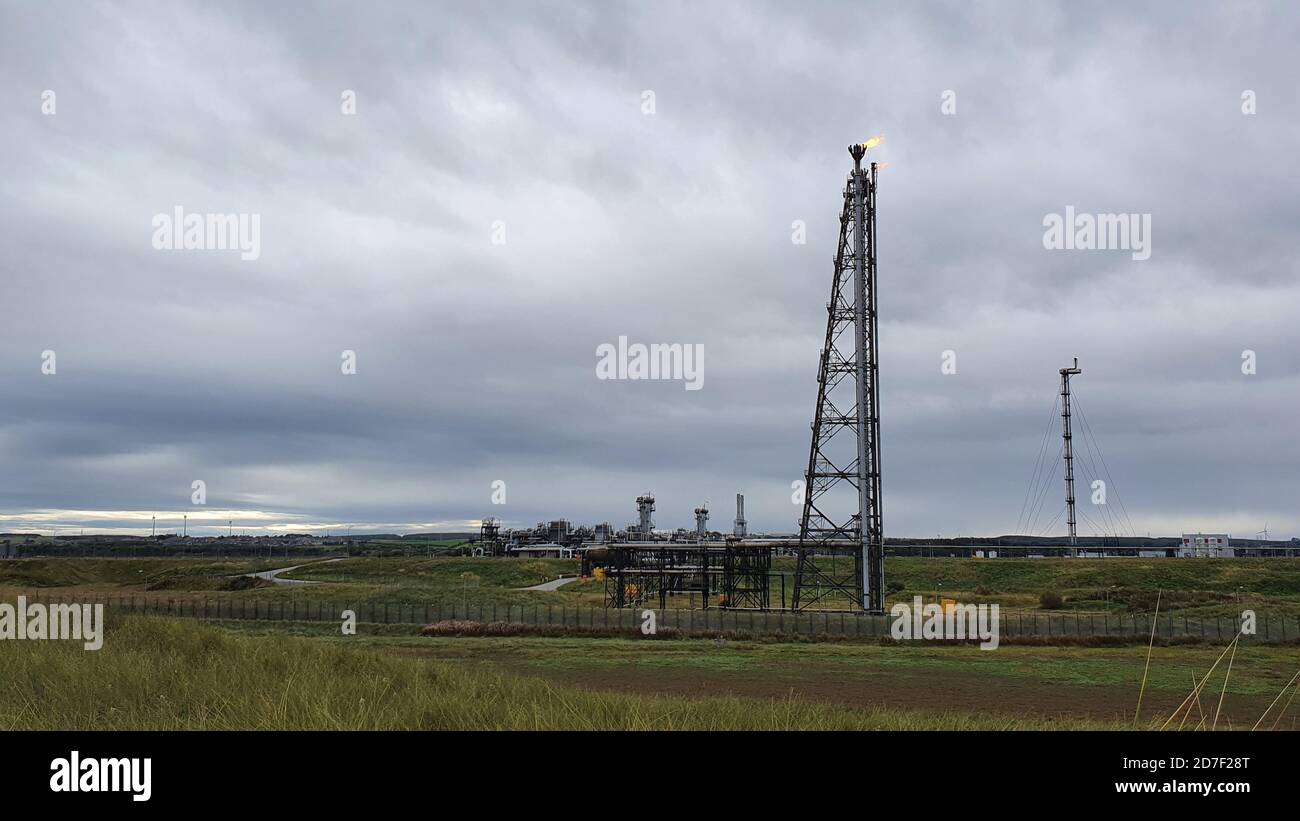 St Fergus gas plant Stock Photo - Alamy