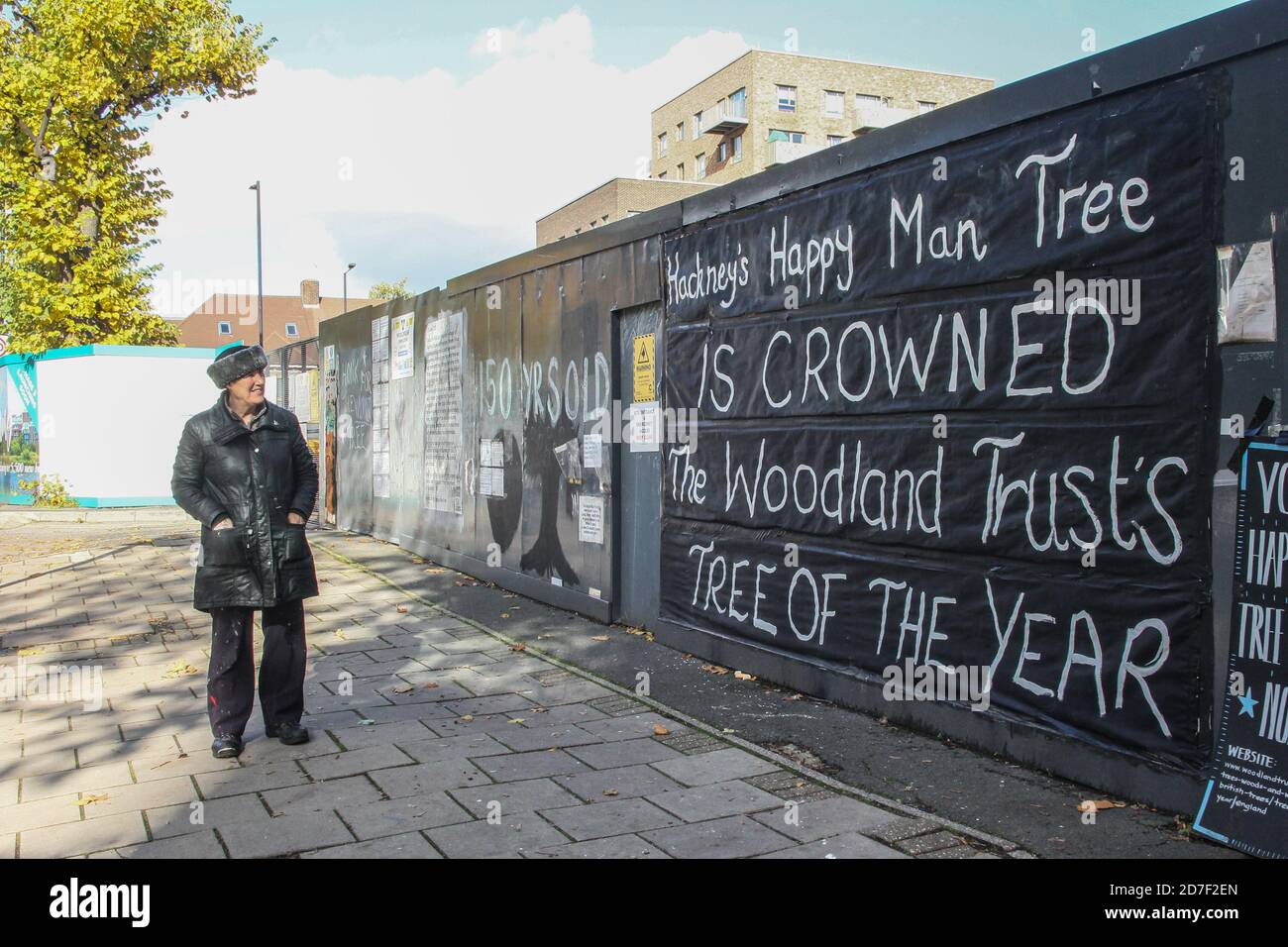 London, United Kingdom, 22th of Oct. 2020. Veteran peace campaigner ...