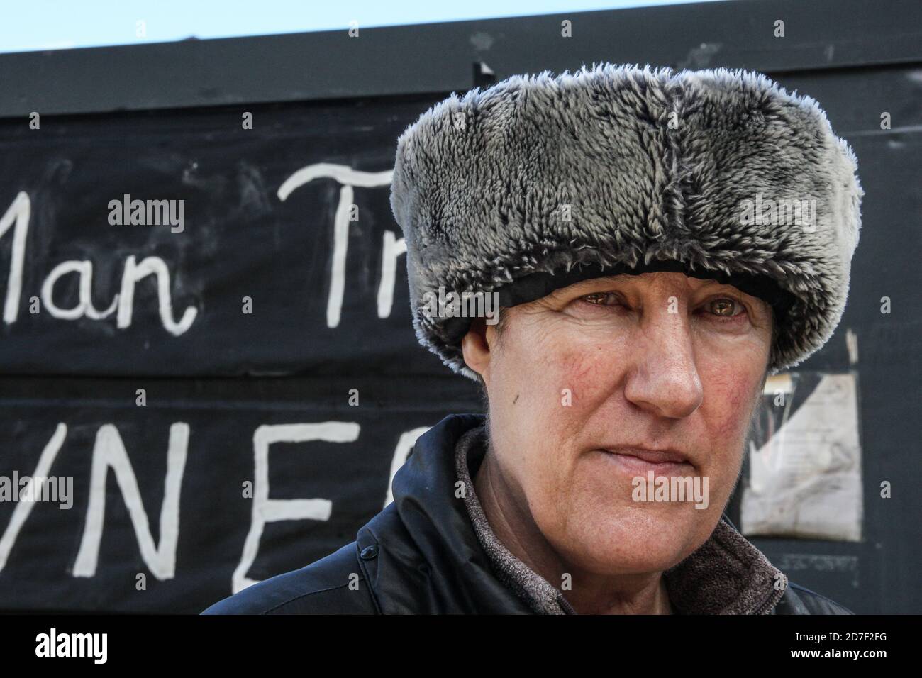 London, United Kingdom, 22th of Oct. 2020. Veteran peace campaigner ...