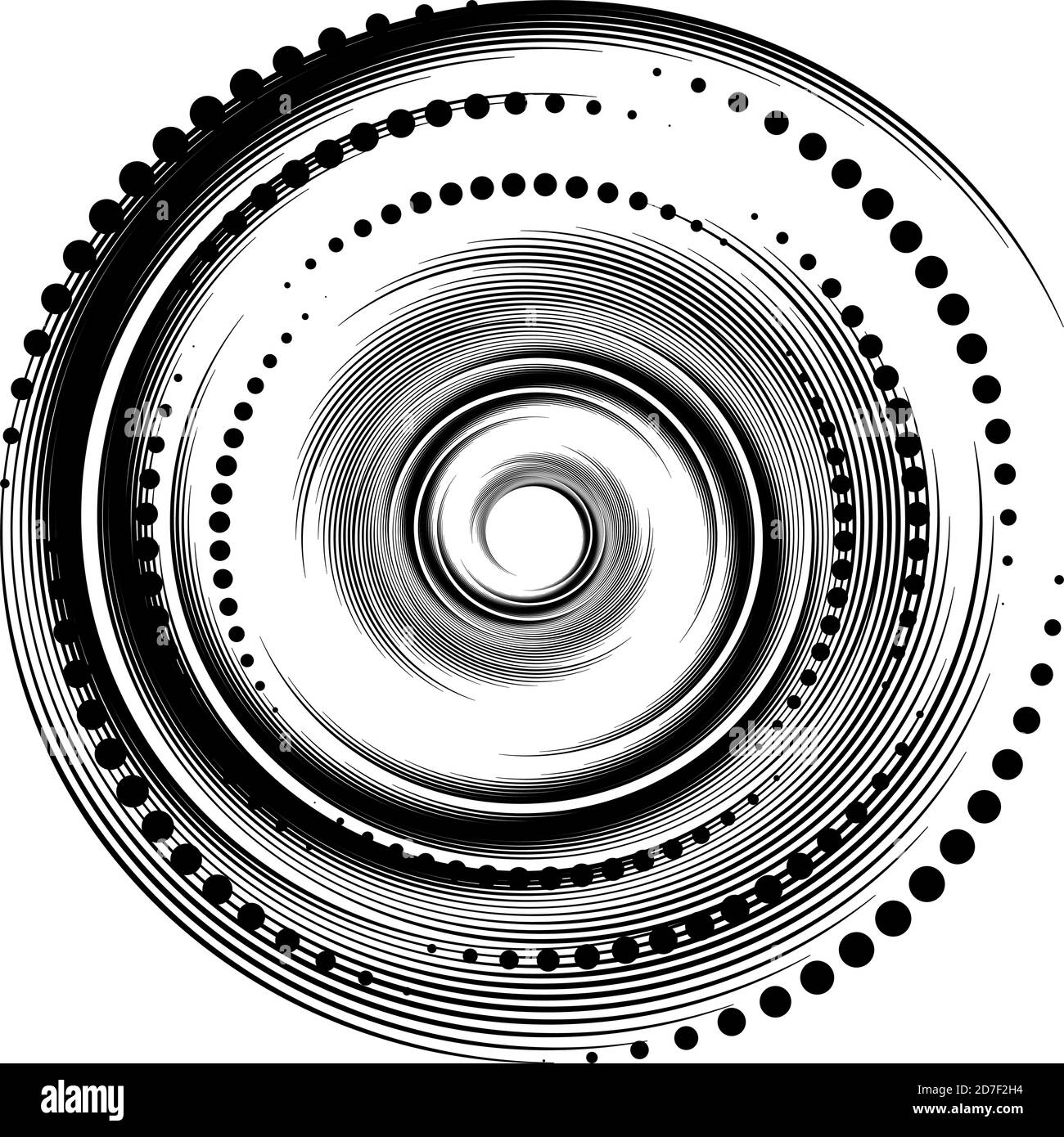 Overlaying abstract Spiral, Swirl, Twirl vector. Volute, helix ...
