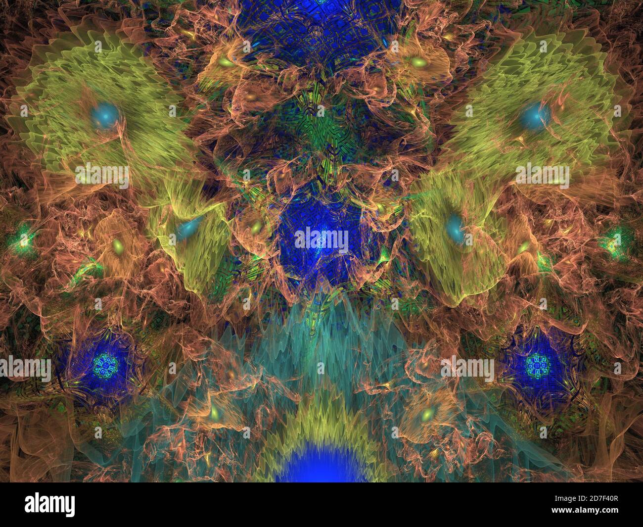 Imaginatory fractal background Image Stock Photo - Alamy