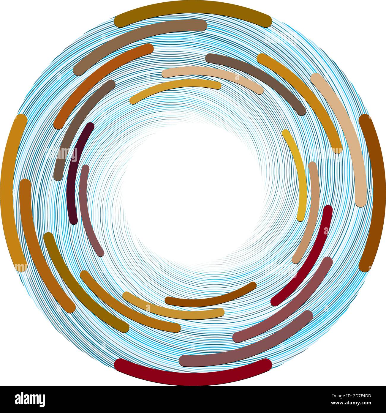 Overlaying abstract Spiral, Swirl, Twirl vector. Volute, helix ...
