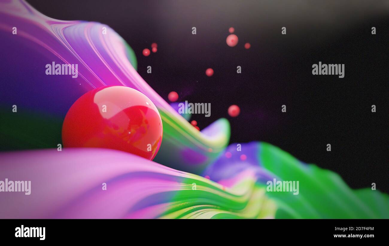 3D Rendering 4K Abstract Space Shape Stock Photo - Alamy