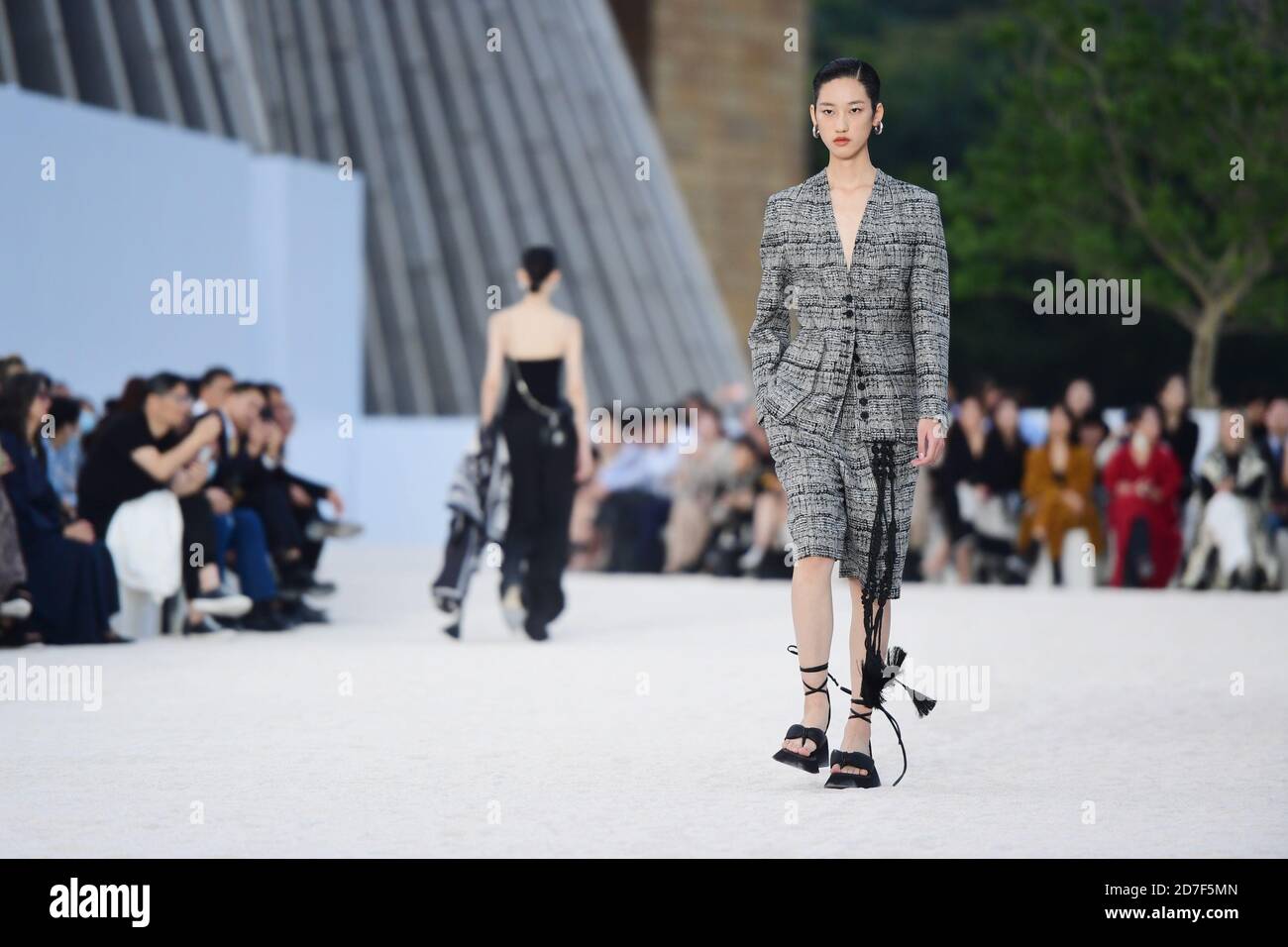 Shenzhen, China. 20th Oct, 2020. Model walks down the runway of the ...