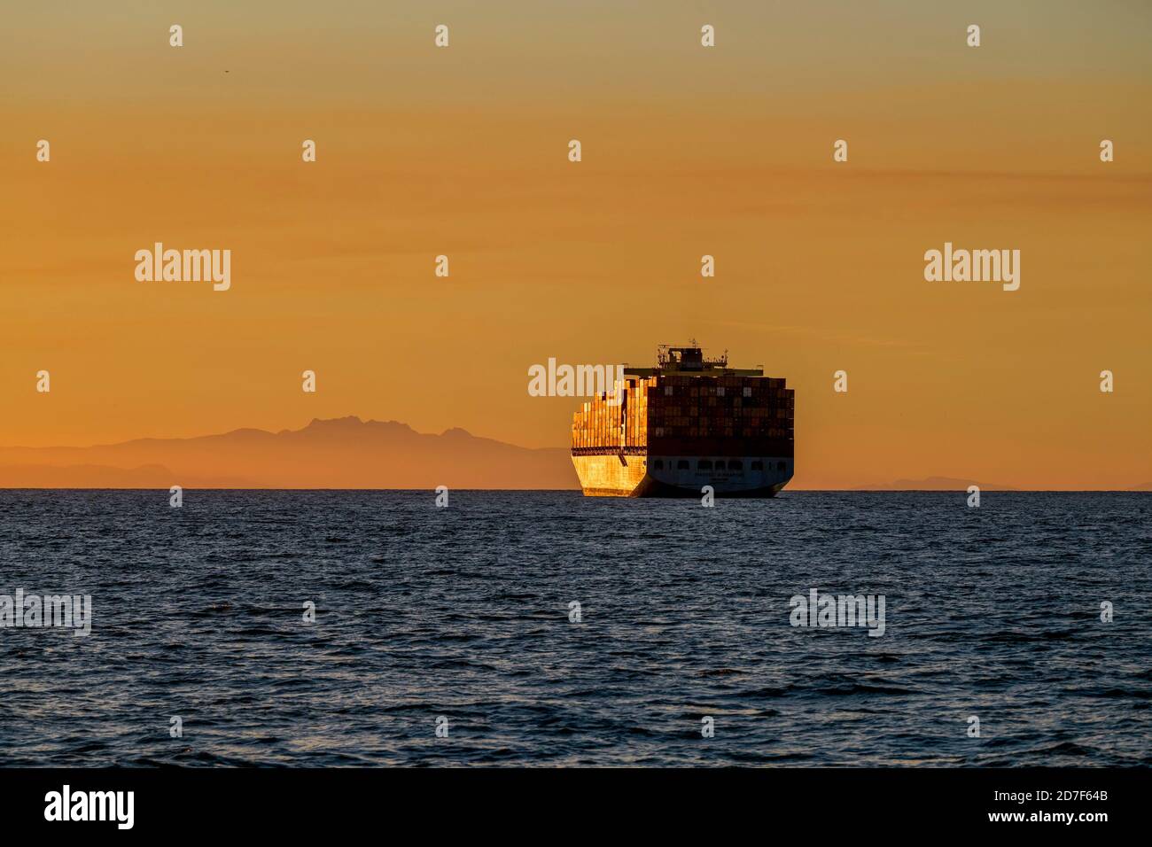 Ship, English Bay, Vancouver, British Columbia, Canada Stock Photo - Alamy