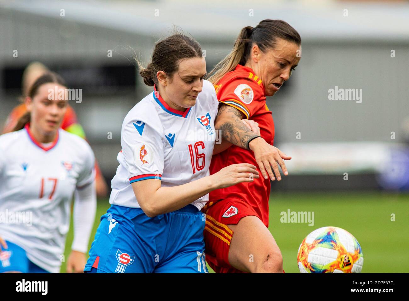 Newport, Wales, UK. 22nd Oct, 2020. Natasha Harding of Wales in action ...