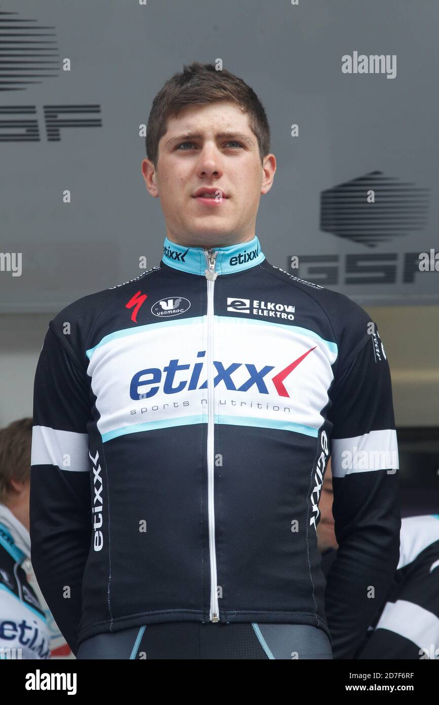 RUMAC Josip of Etixx during Route Adelie on April 04, 2014 at in Vitré ...