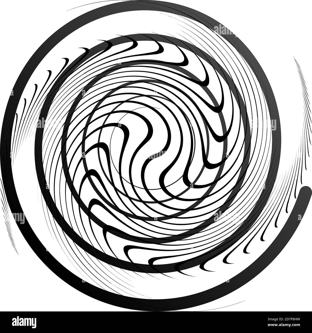 Overlaying abstract Spiral, Swirl, Twirl vector. Volute, helix ...