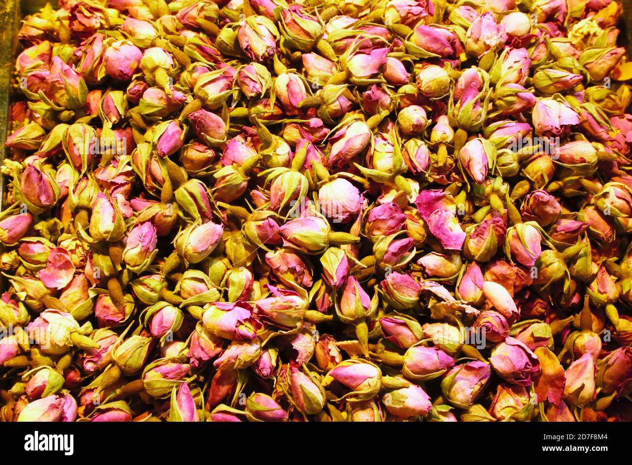 Dried rosebuds on sale in Grand Bazaar of Istanbul Stock Photo - Alamy