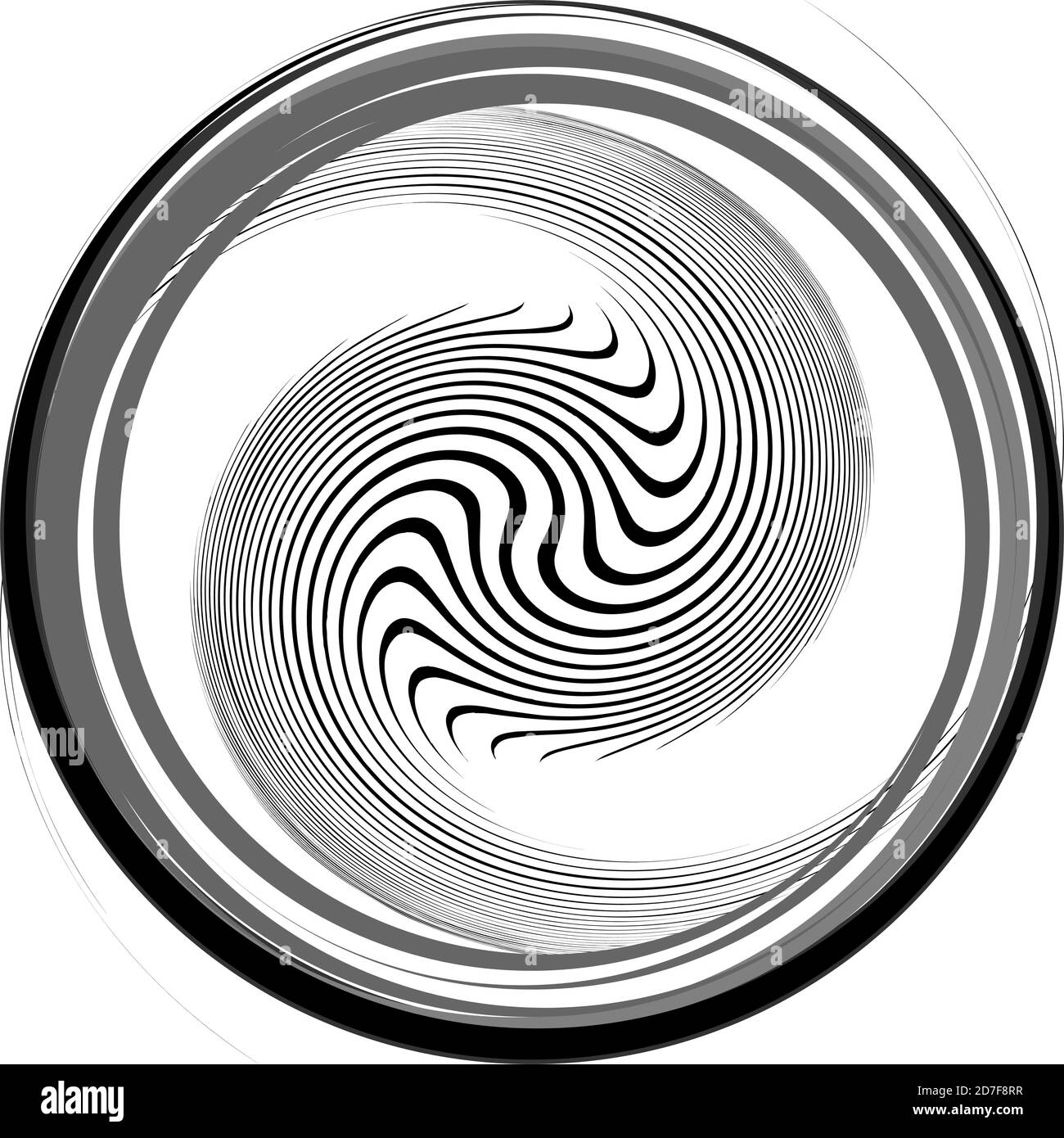 Overlaying abstract Spiral, Swirl, Twirl vector. Volute, helix ...