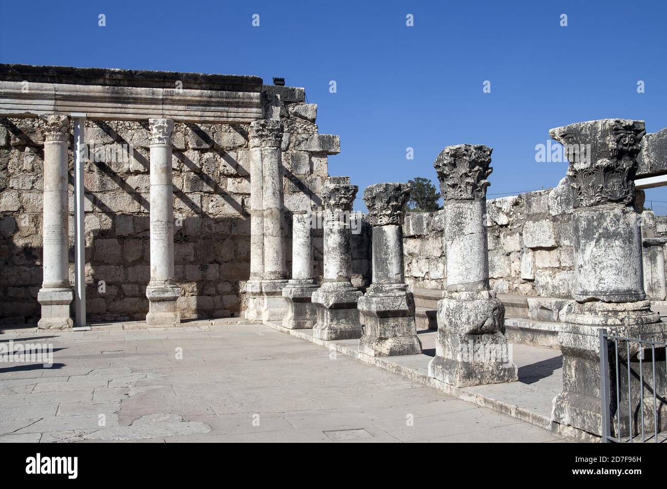 Capernaum, כפר נחום, Kafarnaum, كفرناحوم, Israel, Izrael, ישראל; Biała ...