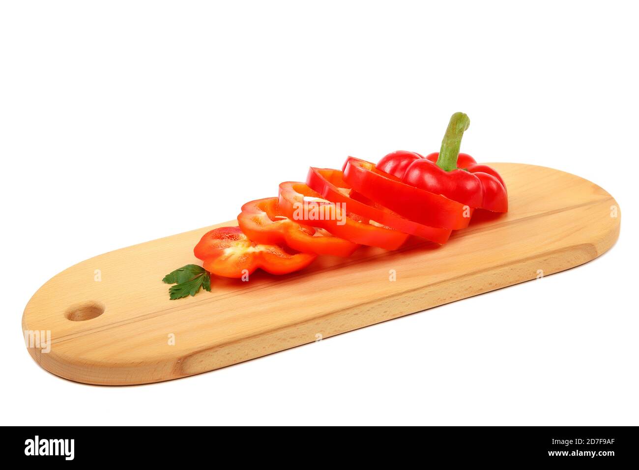 Cook cutting red sweet pepper hi-res stock photography and images - Alamy