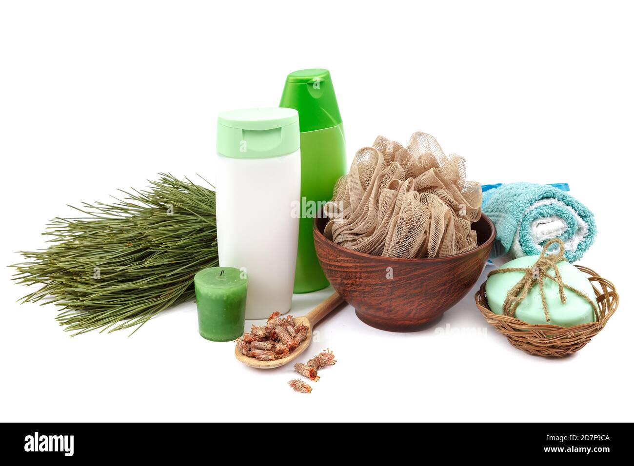 Hygiene products shampoo towel hi-res stock photography and images - Alamy