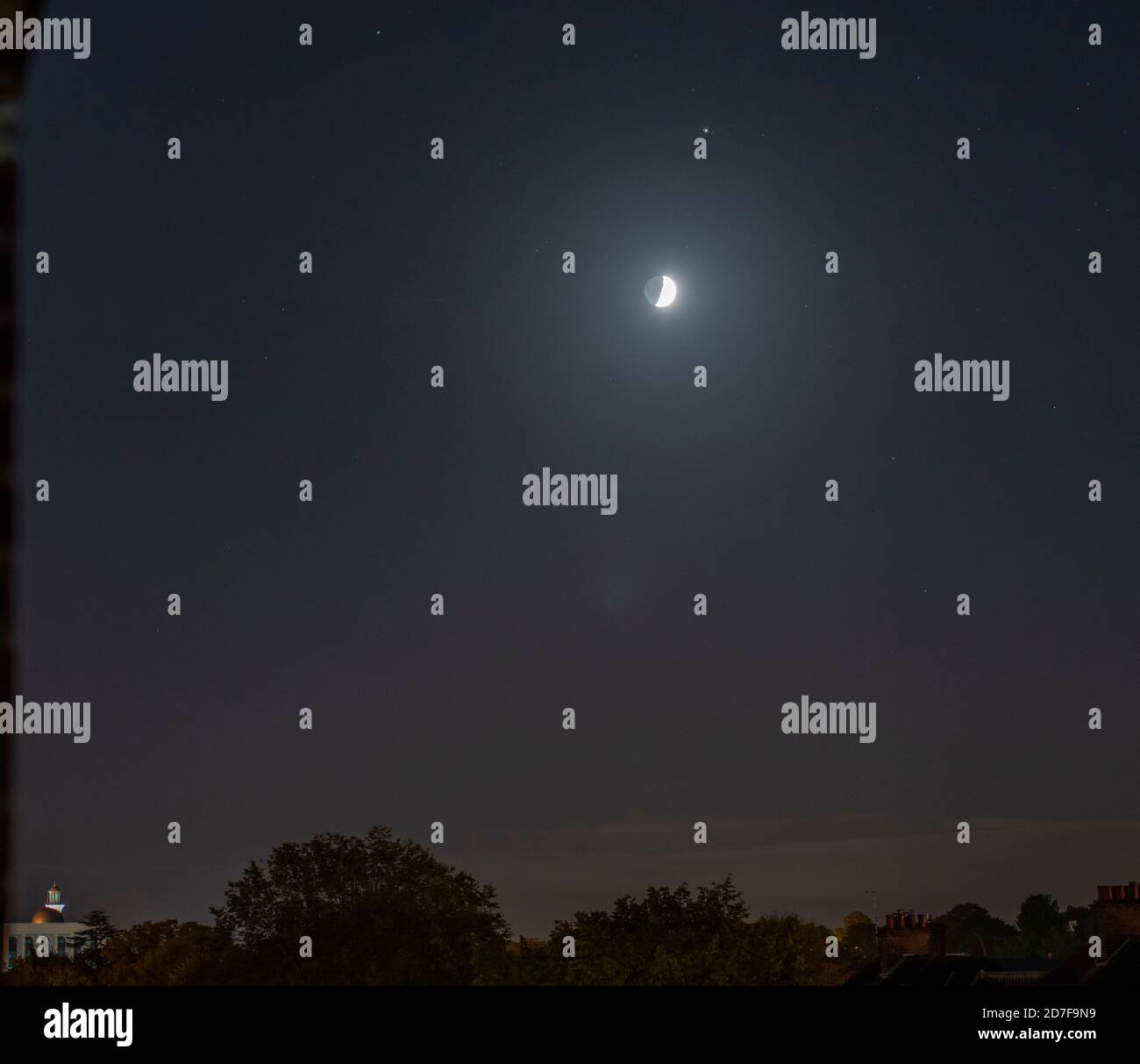 Moon Above The Planet