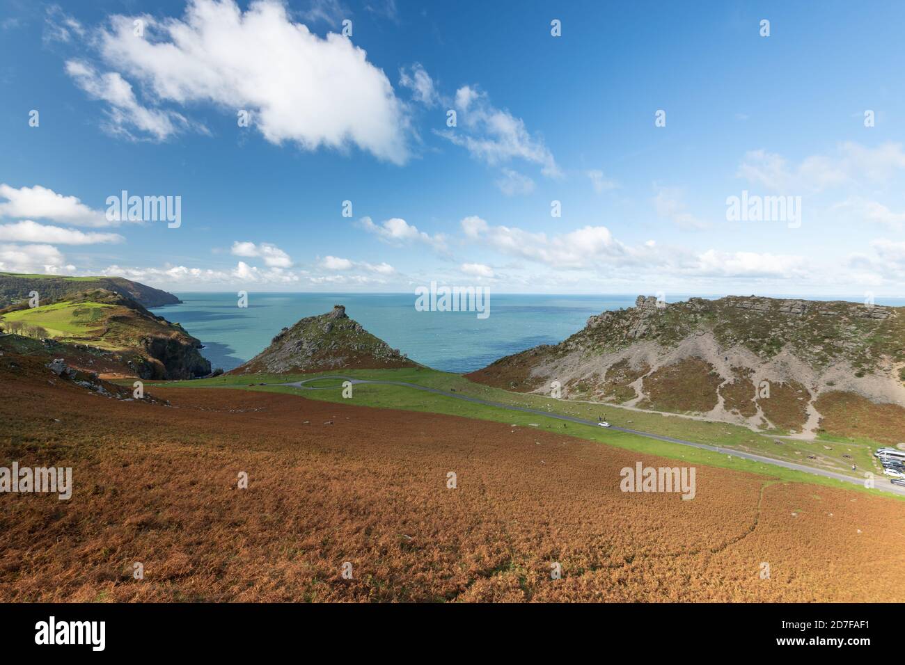 Landscape photo of the Valley Of The Rocks in Exmoor National Park ...