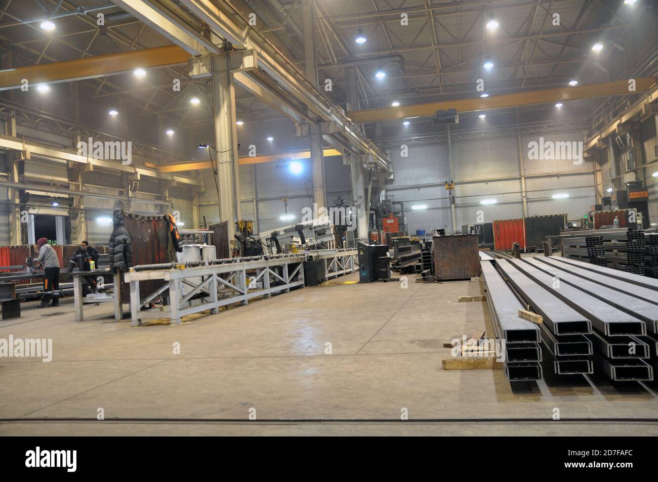 Technological equipment and materials in the workshop for the ...