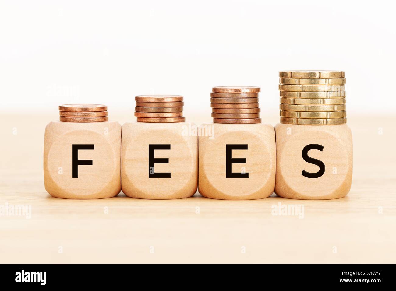 Wooden blocks word paid hi-res stock photography and images - Alamy