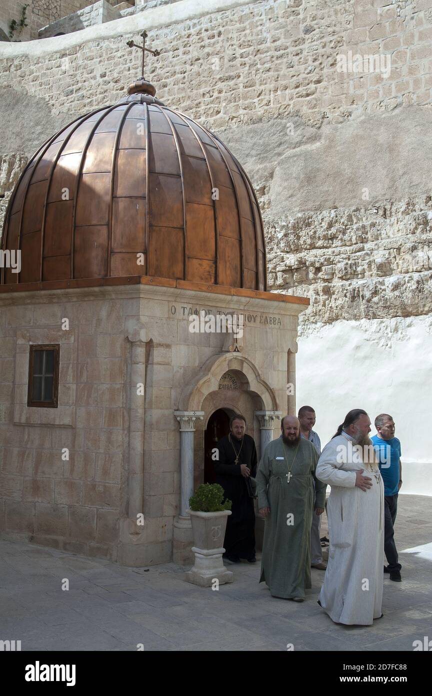 دير مار سابا Mar Saba, מנזר מר סבא, Israel Izrael, ישראל; The Holy ...