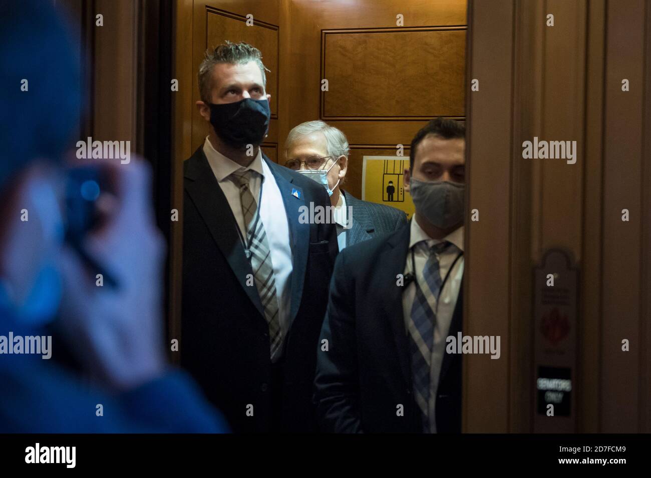 United States Senate Majority Leader Mitch McConnell (Republican of ...