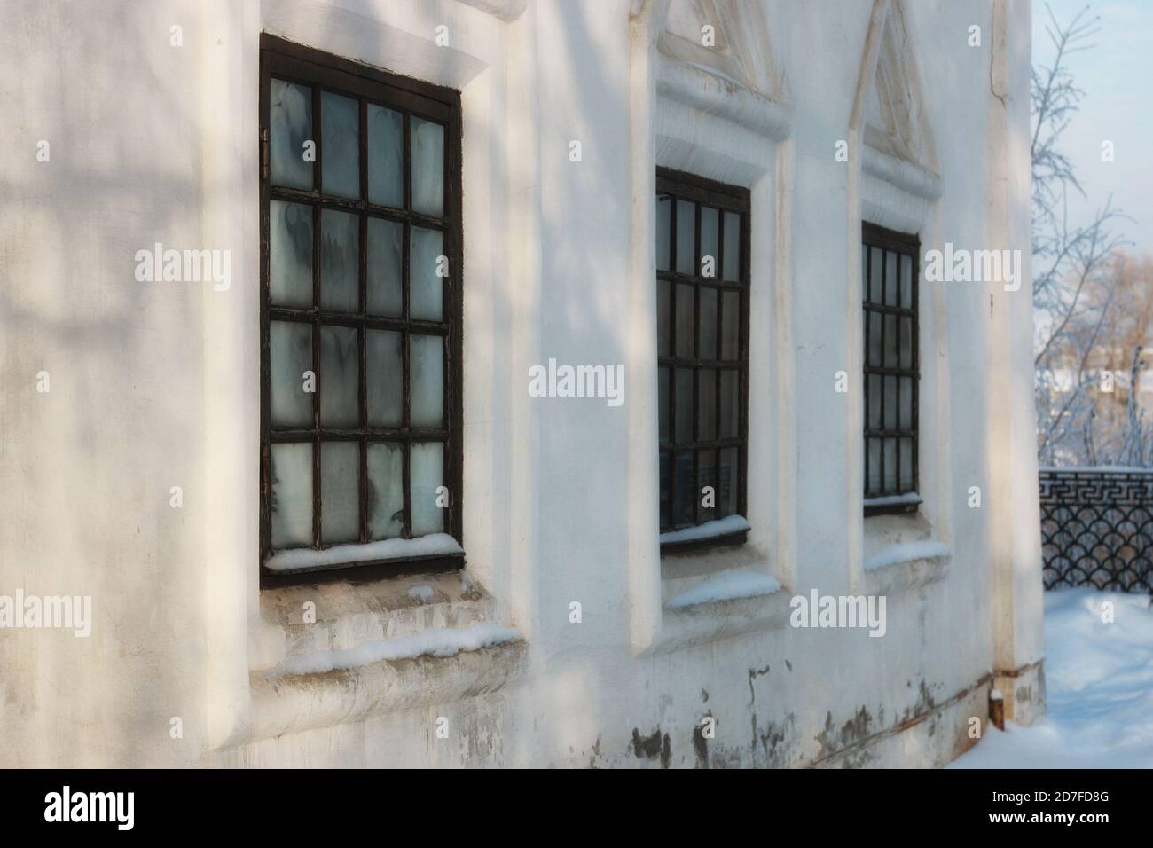 winter old retro window outdoor Stock Photo - Alamy
